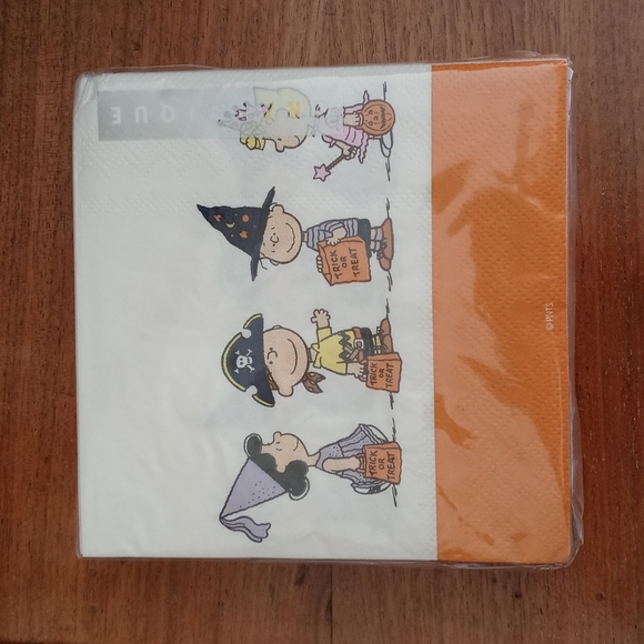 Peanuts | Kitchen | Snoopy Halloween Cocktail Napkins | Poshmark